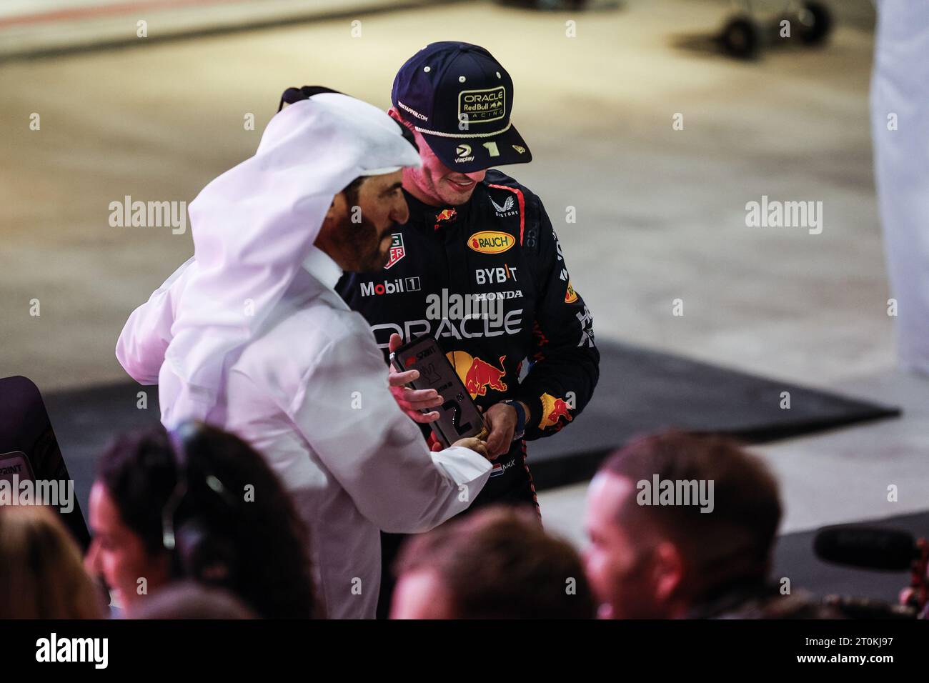 VERSTAPPEN Max (ned), Red Bull Racing RB19, portrait BEN SULAYEM ...