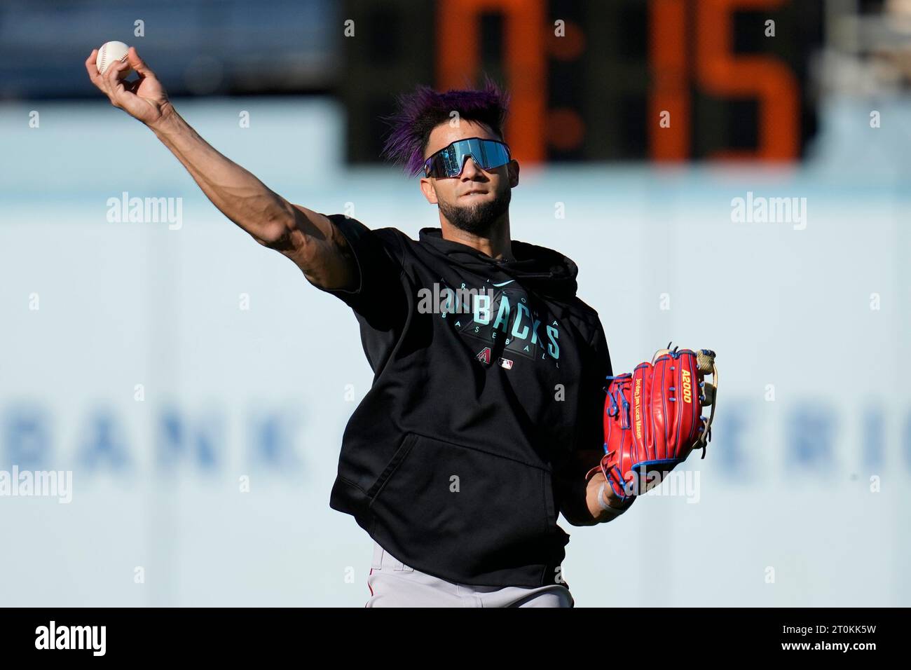 Arizona Diamondbacks' Lourdes Gurriel Jr. participates in batting ...