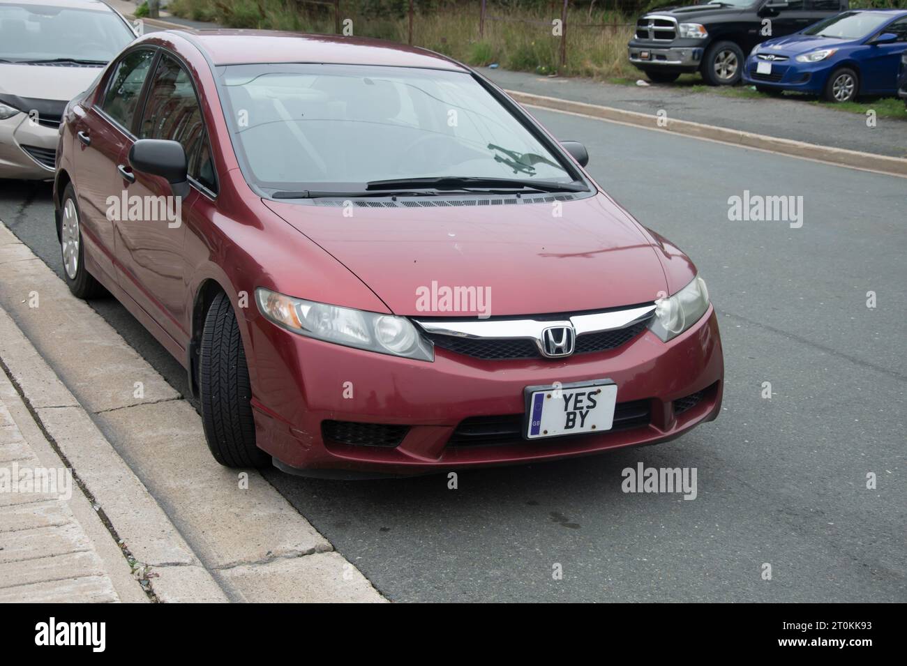 American car license plates hi-res stock photography and images - Alamy