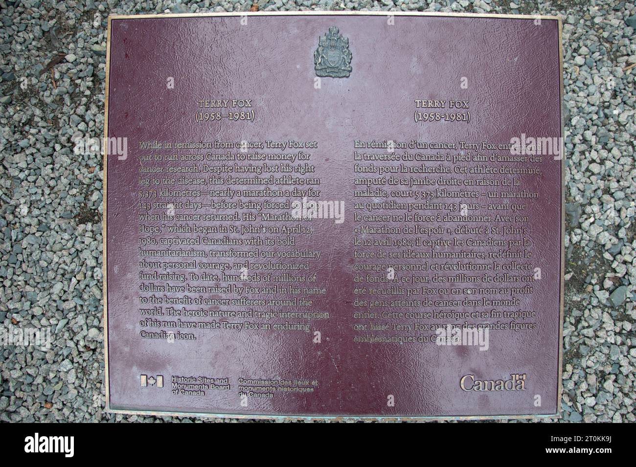 Terry fox memorial hi-res stock photography and images - Alamy