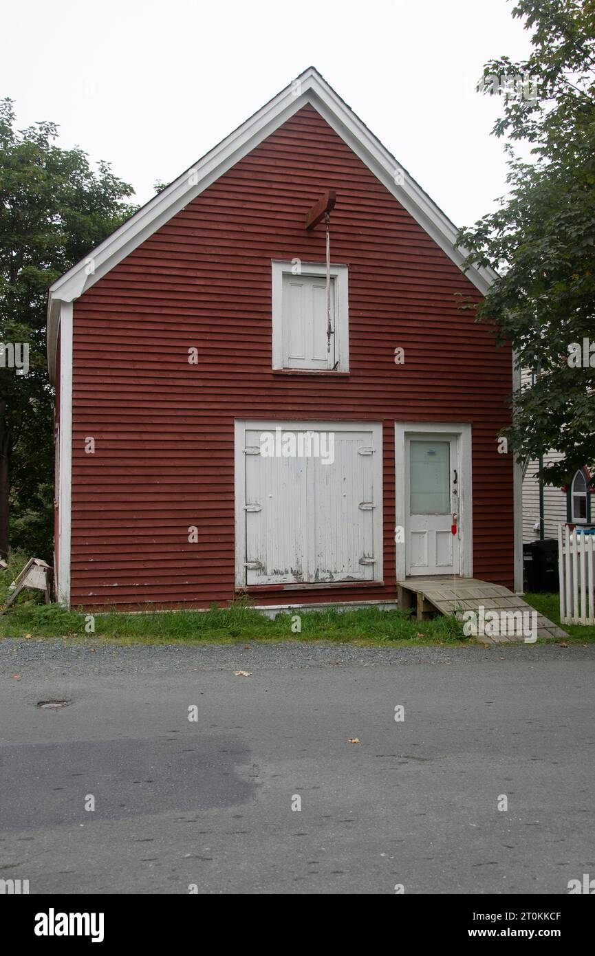 Christ Church shed at Quidi Vidi in St. John's, Newfoundland & Labrador ...