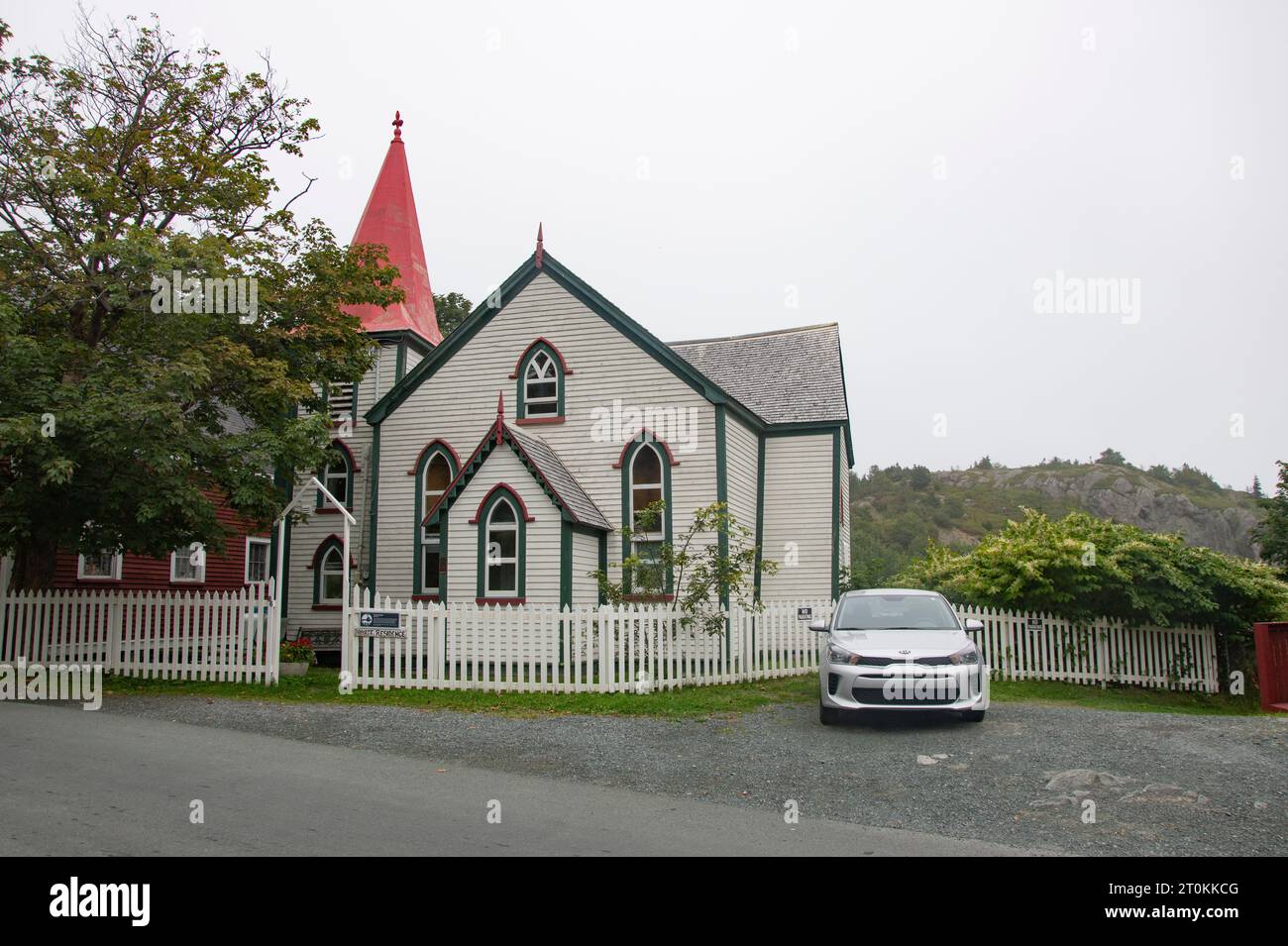 Christ Church converted to a private residence at Quidi Vidi in St ...