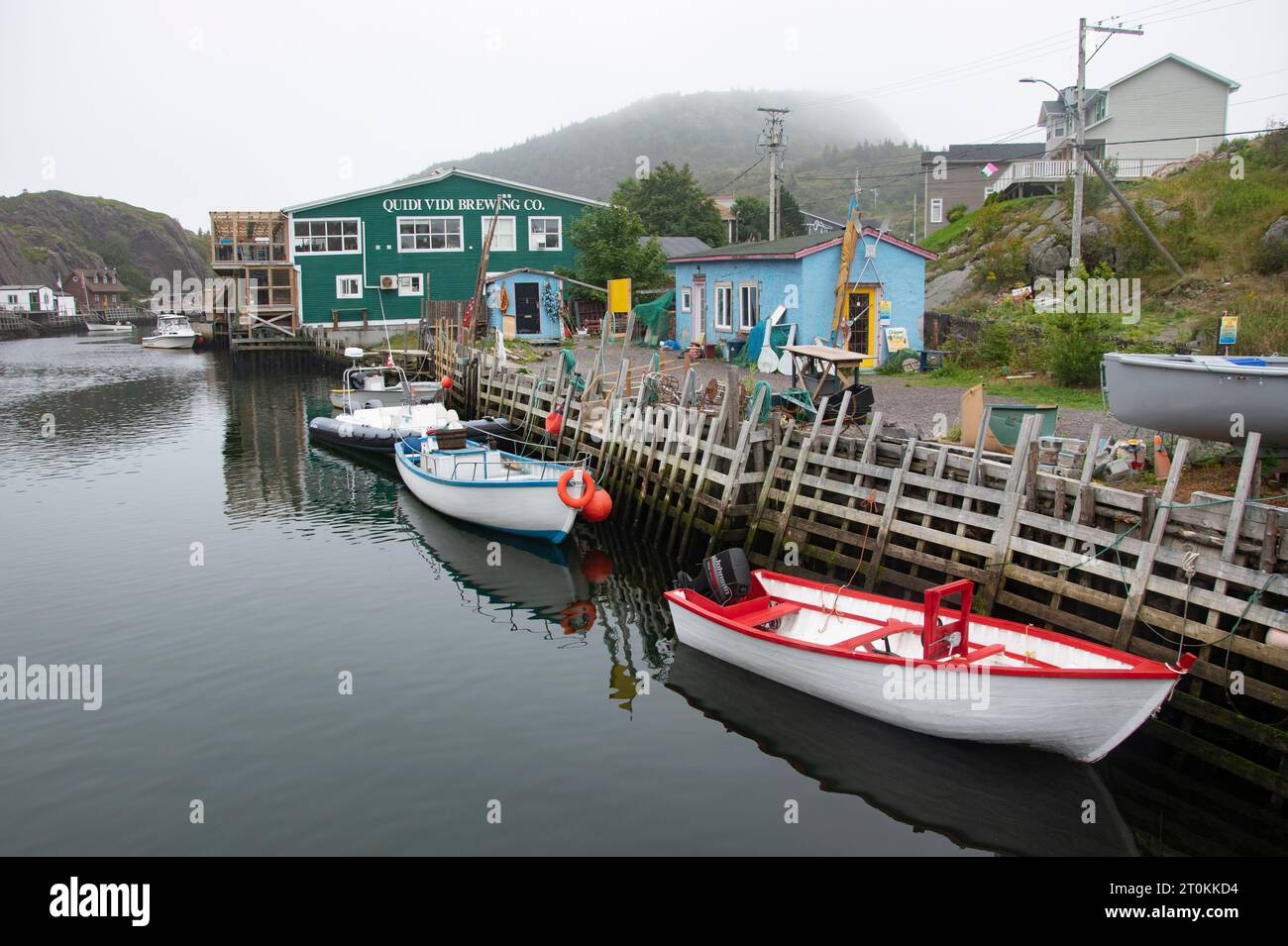 Quidi Vidi fishing village in St. John's, Newfoundland & Labrador ...