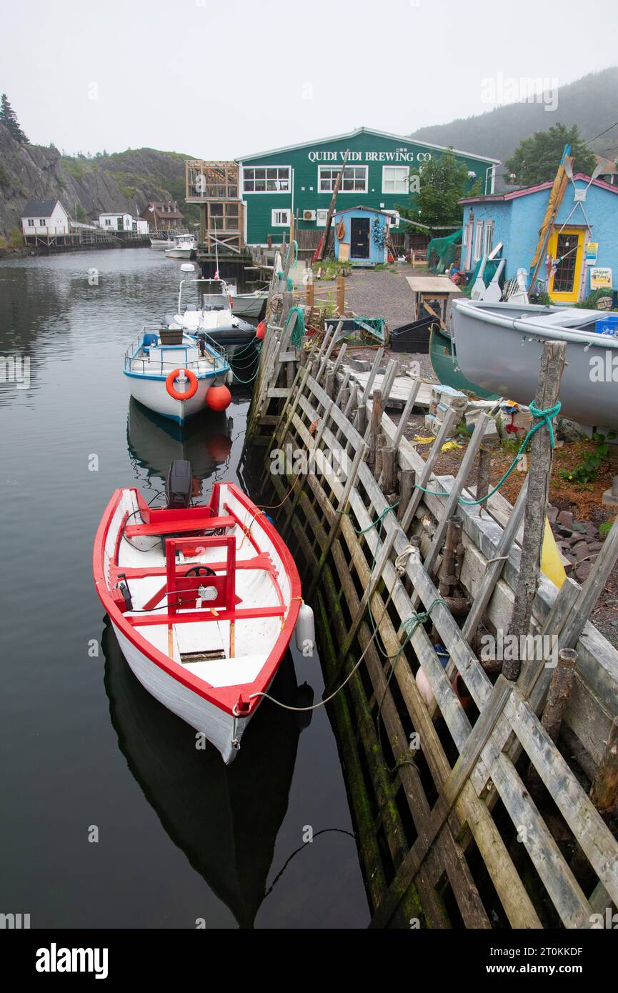 Quidi Vidi fishing village in St. John's, Newfoundland & Labrador ...