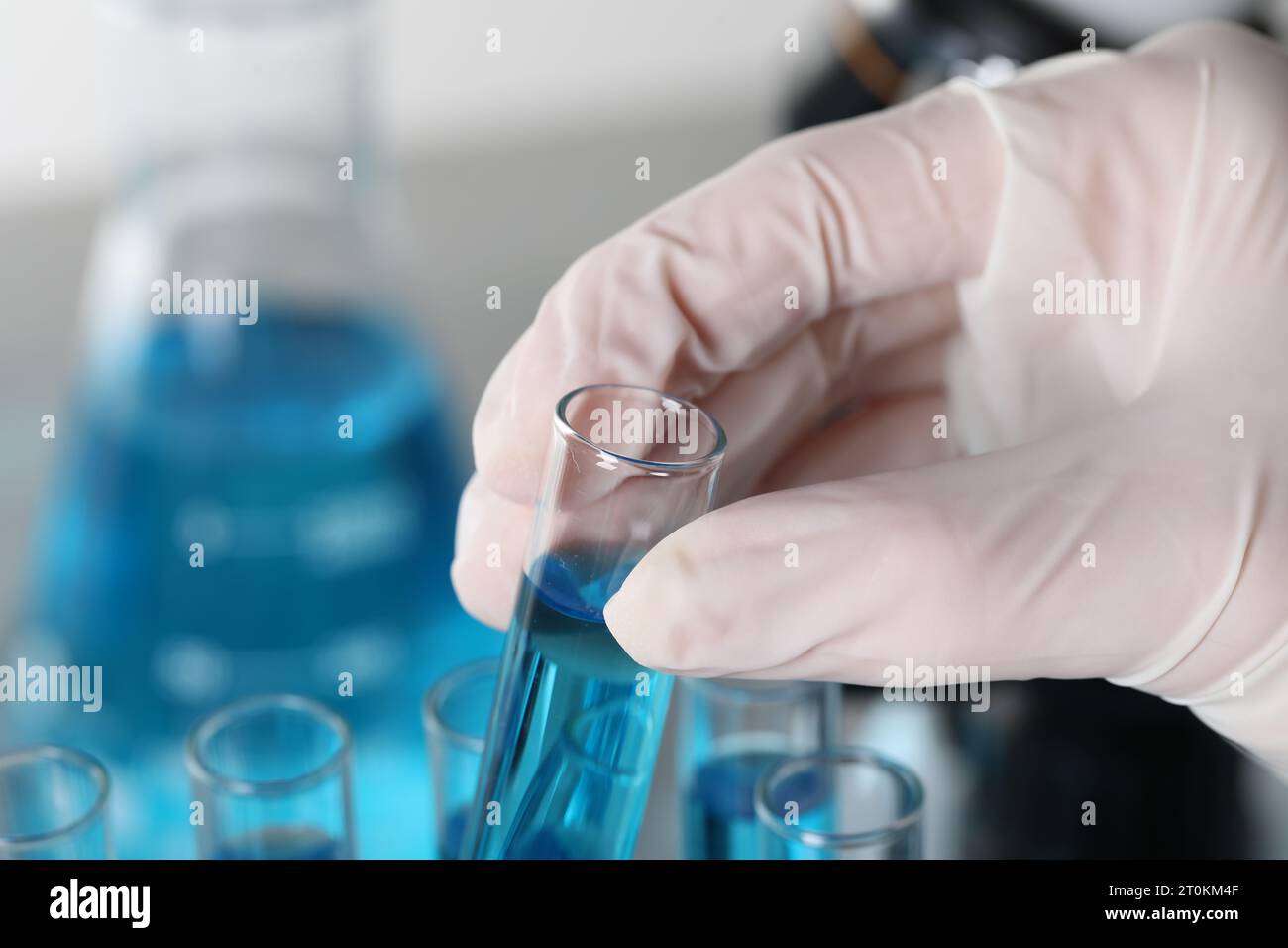 Scientist taking test tube liquid hi-res stock photography and images ...