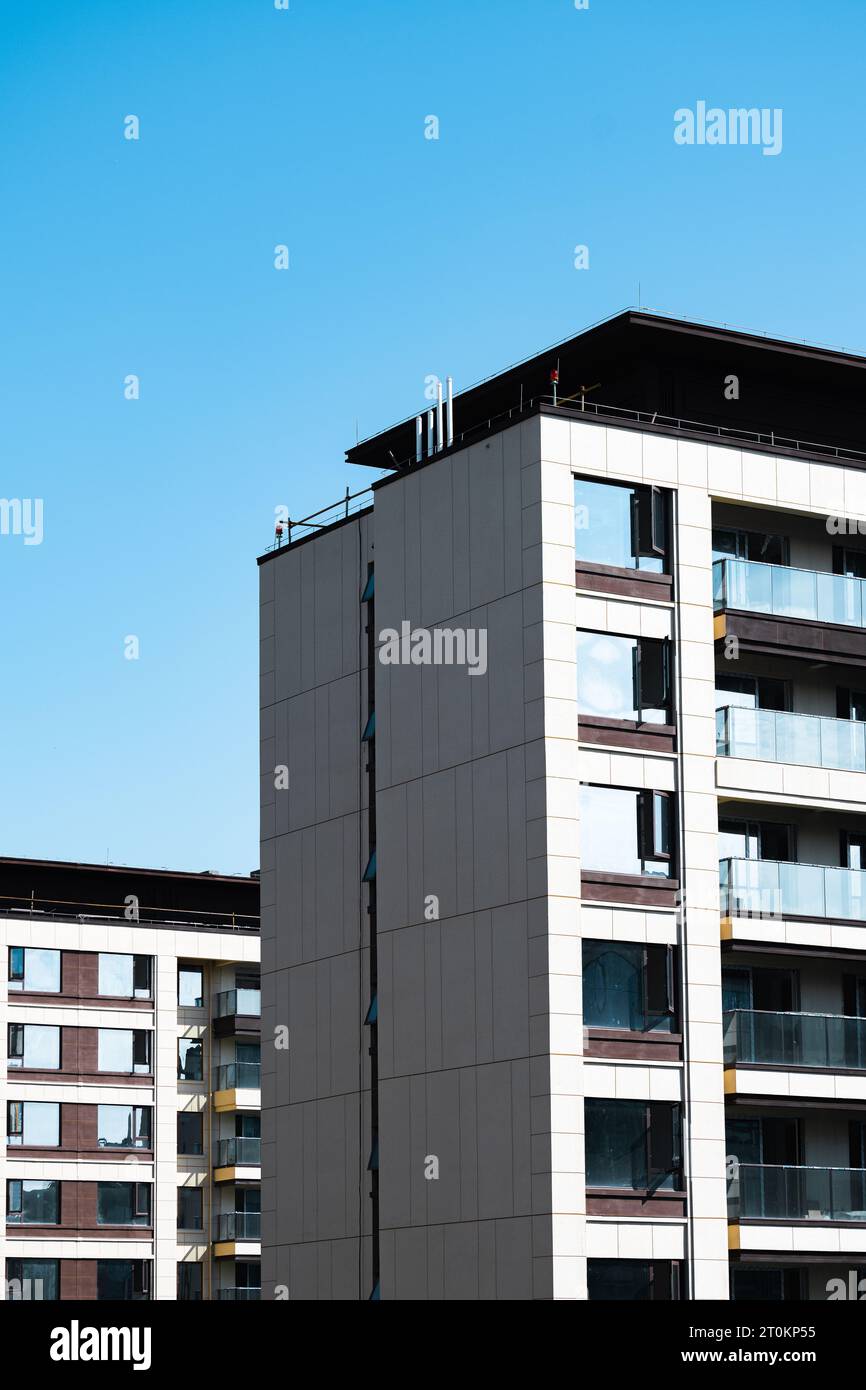 Modern high rise buildings green hi-res stock photography and images ...