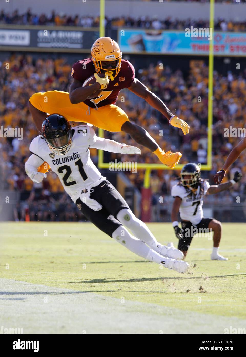 Tempe, Arizona, USA. 7th Oct, 2023. Arizona State Sun Devils wide ...