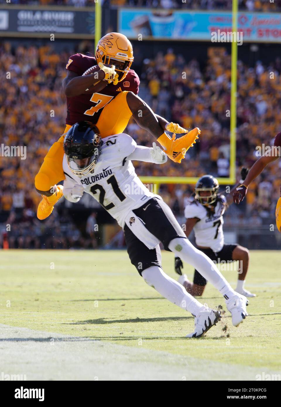 Tempe, Arizona, USA. 7th Oct, 2023. Arizona State Sun Devils wide ...