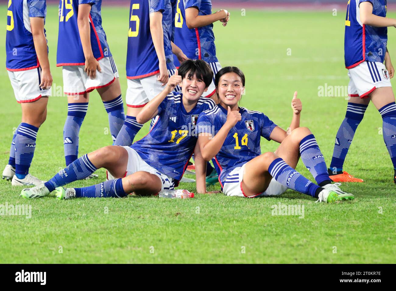 Hangzhou, China. 6th Oct, 2023. (L-R) Toko Koga, Momoko Tanikawa (JPN ...