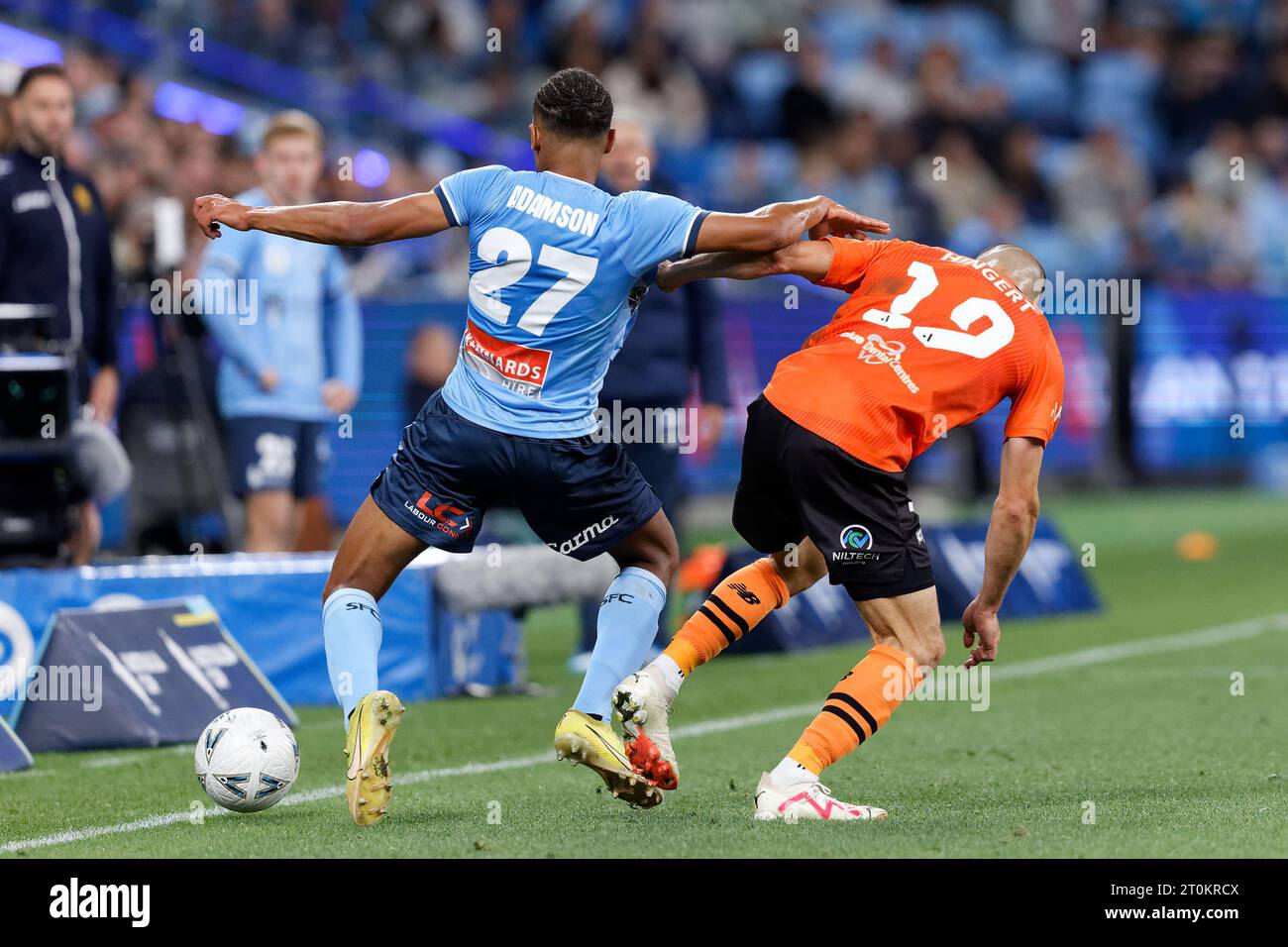 Sydney, Australia. 07th Oct, 2023. Jack Hingert of Brisbane Roar FC ...