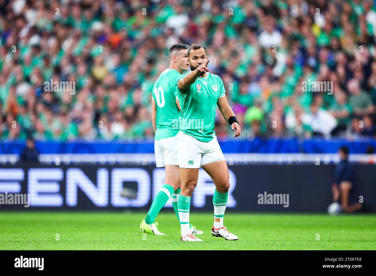 Johnny Sexton #10 of Ireland and Jamison Gibson-Park #9 of Ireland ...