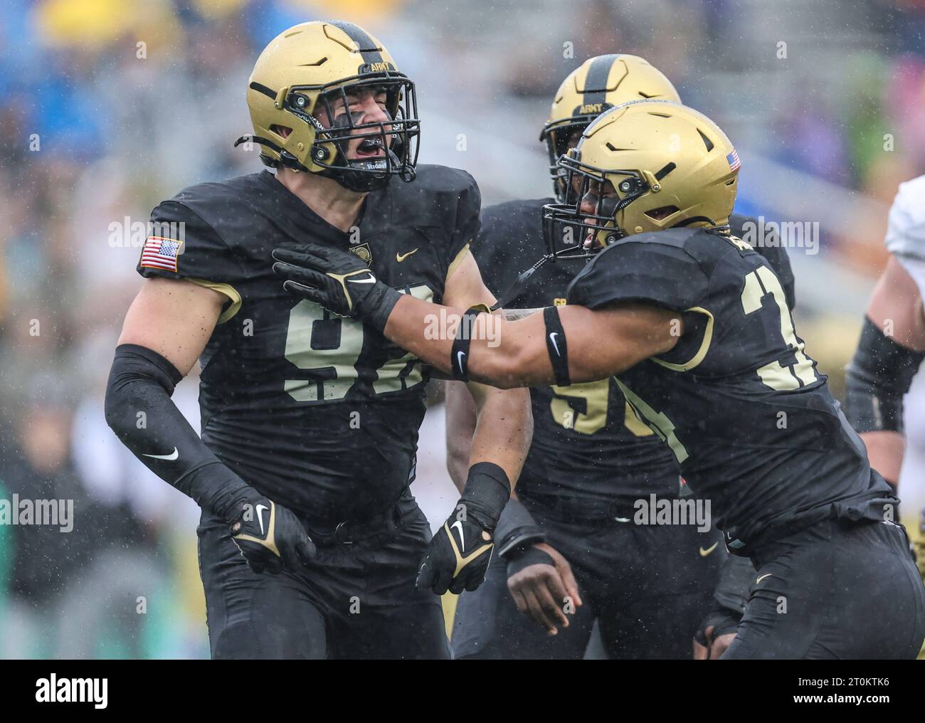 October 07, 2023: Army Black Knights defensive lineman Jack Latore (92 ...