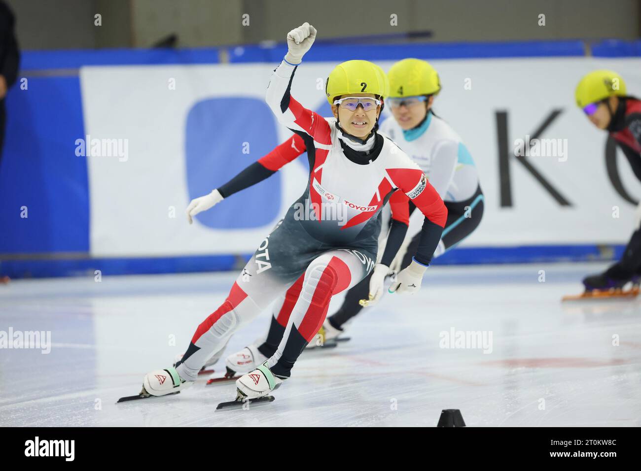 Teisan ice skating training center, Nagano, Japan. 7th Oct, 2023. Ami ...