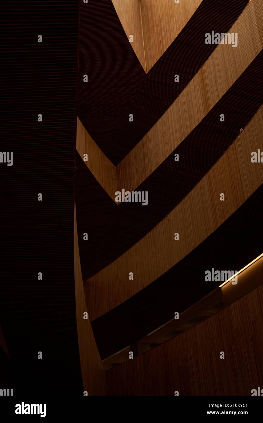 Design of the central public library in Calgary. Modern art interior ...