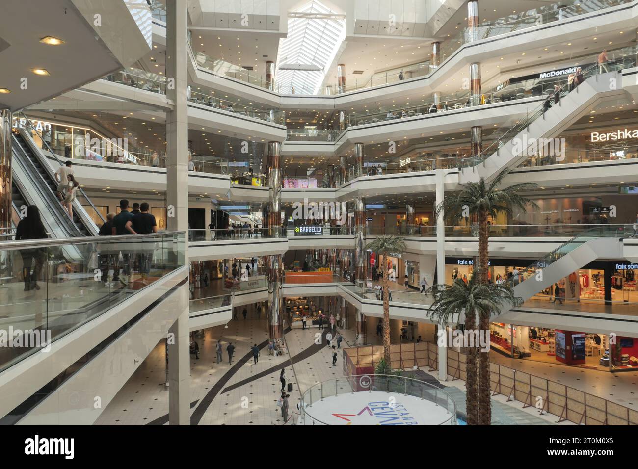 Istanbul, Turkey march 12 2023. cevahir shopping mall in istanbul Stock ...