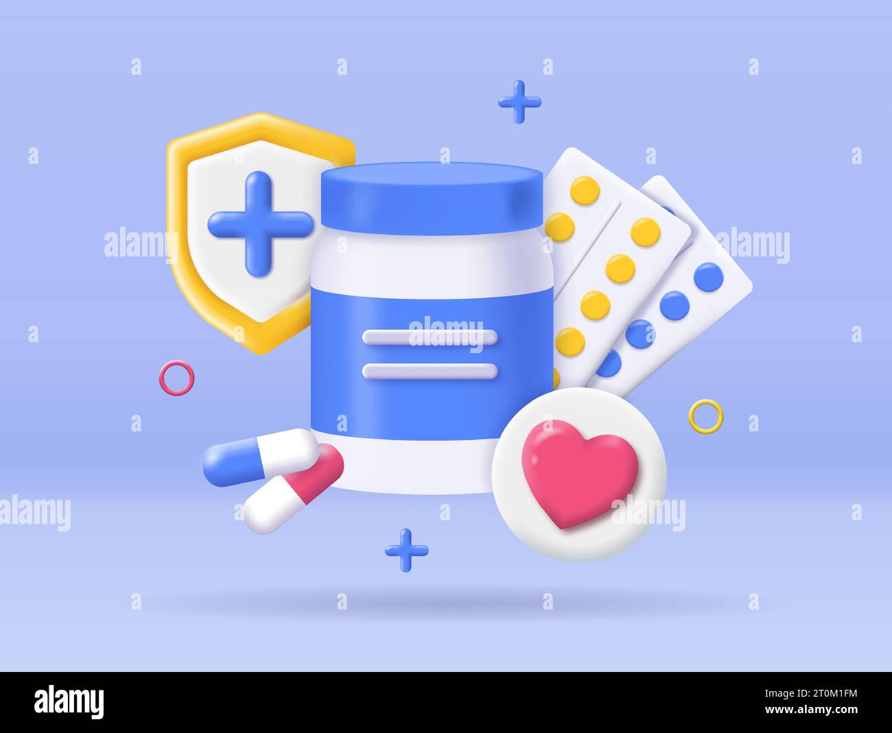 3D pharmacy drugs vector concept Stock Vector Image & Art - Alamy