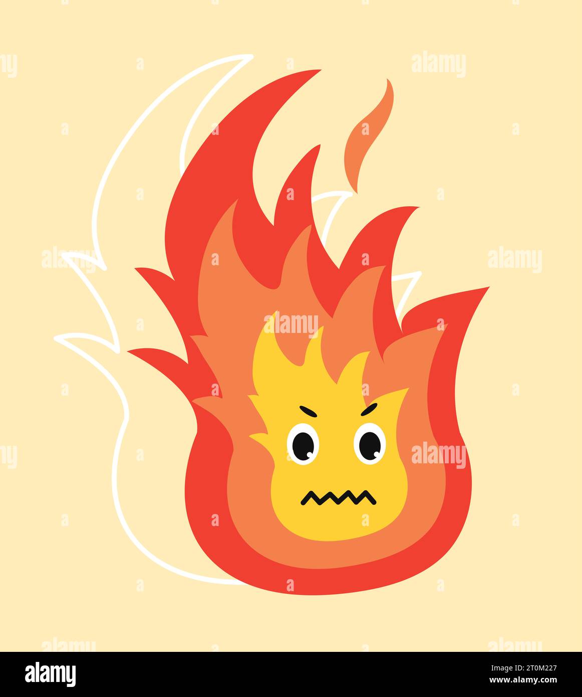 Fire sticker vector concept Stock Vector Image & Art - Alamy