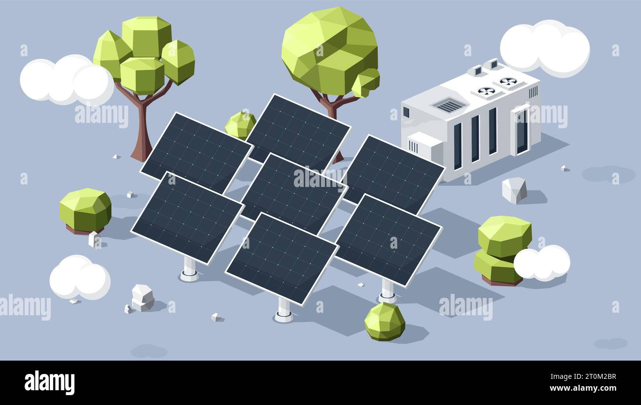 Solar energy vector concept Stock Vector Image & Art - Alamy