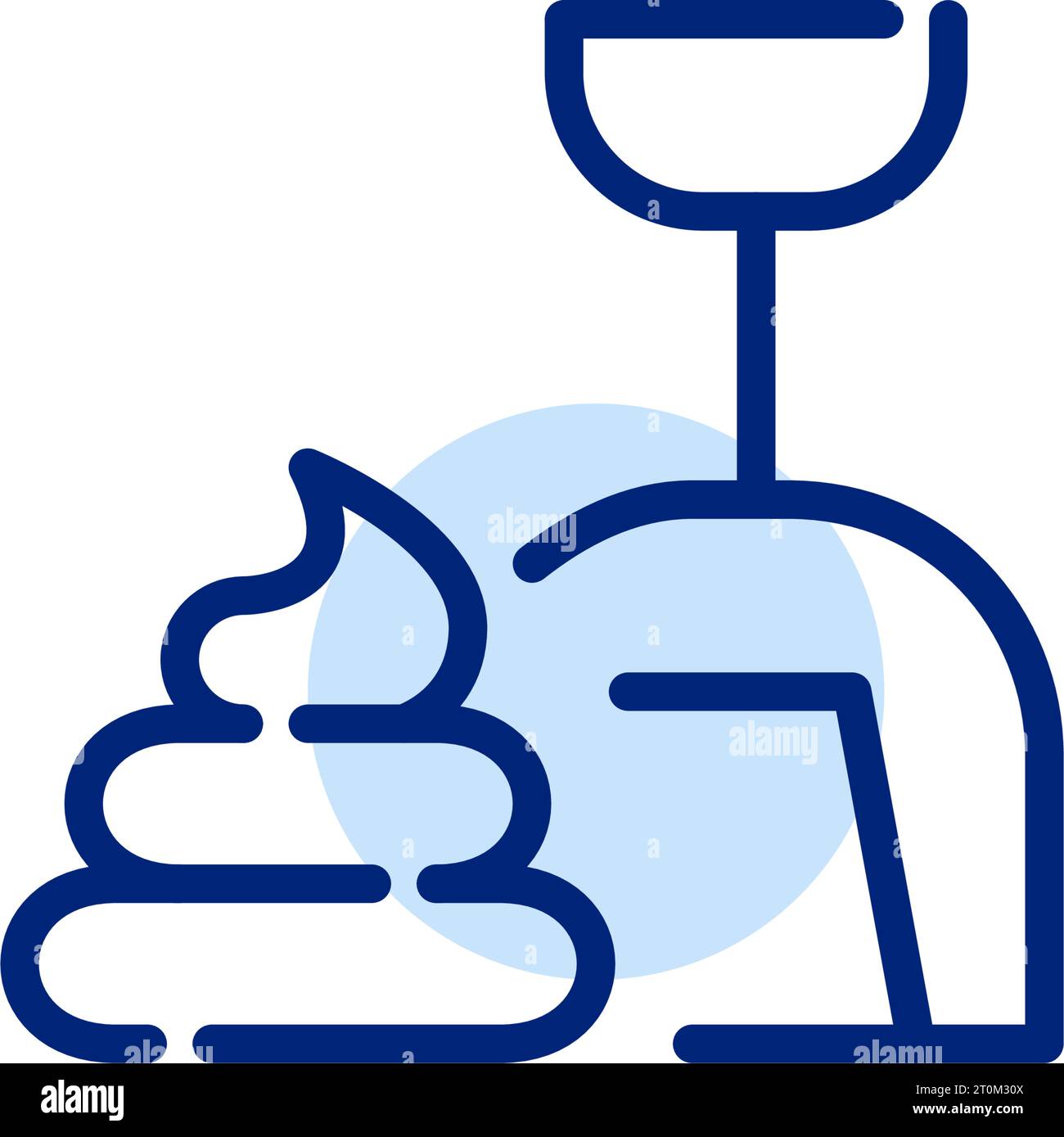 Poop scoop. Clean after your dog funny cartoon. Pixel perfect icon ...