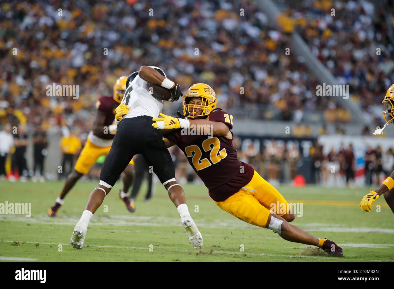 October 7, 2023: Arizona State Sun Devils linebacker Caleb McCullough ...