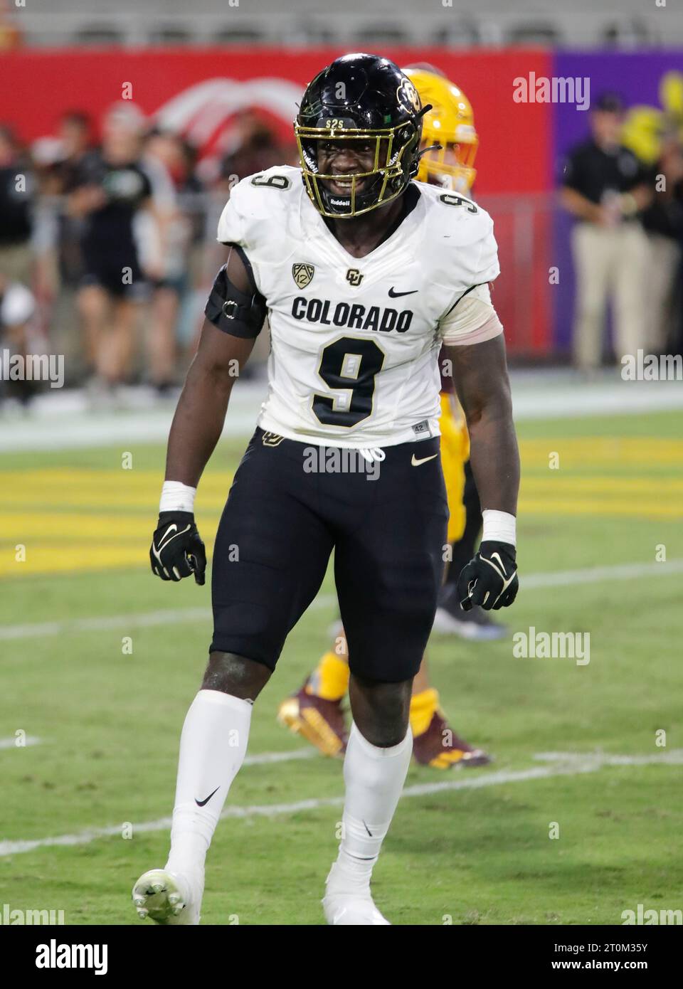 Tempe, Arizona, USA. 7th Oct, 2023. Colorado Buffaloes linebacker ...
