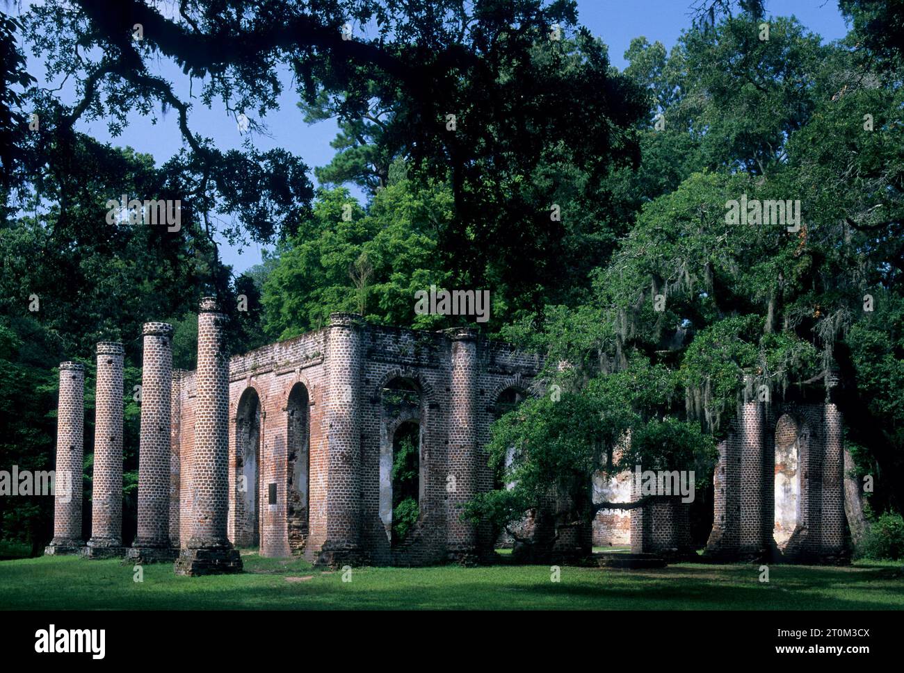 Old Sheldon Prince William's Parish Church ruins, Sheldon, South ...