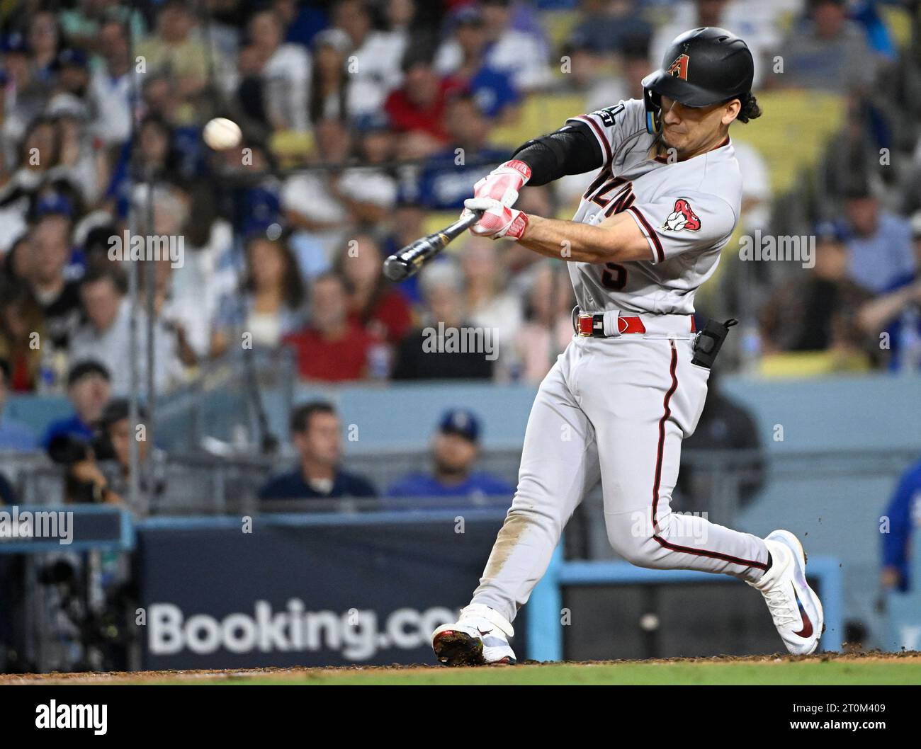 Los Angeles, United States. 07th Oct, 2023. Arizona Diamondbacks center ...