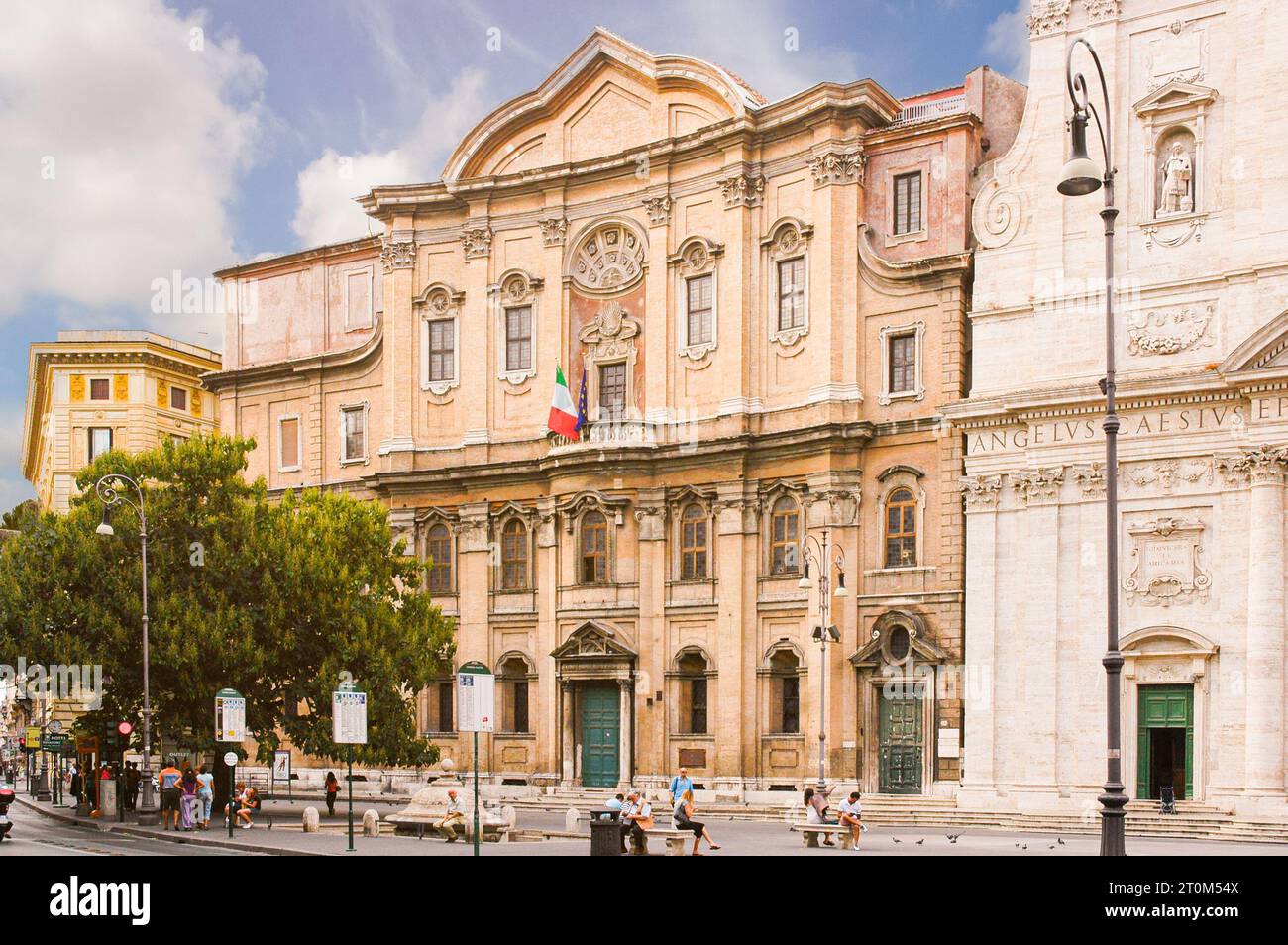 Oratory of the Philippians in Rome, the work of Borromini Stock Photo ...