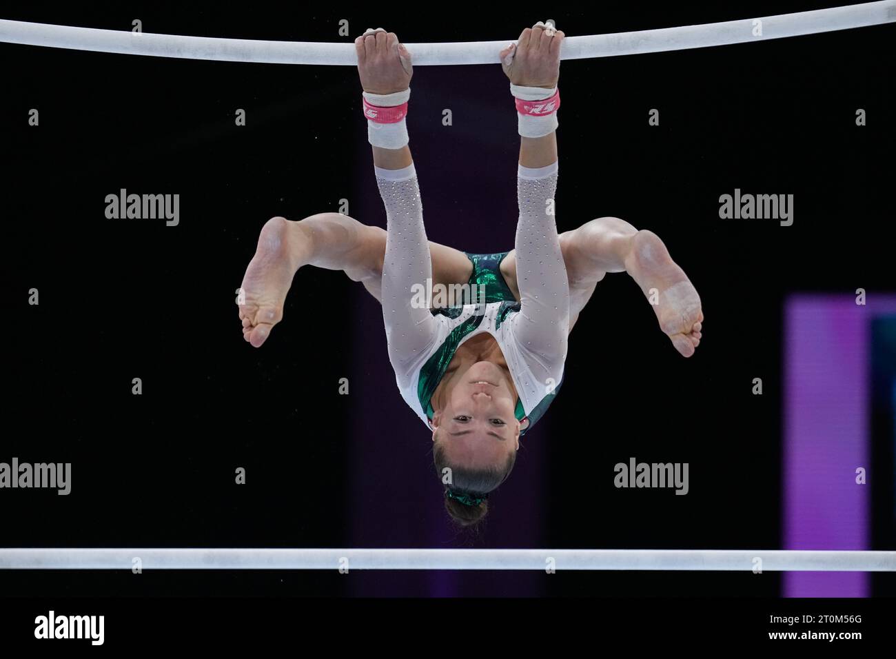 Antwerp, Belgium. 7th Oct, 2023. Kaylia Nemour of Algeria competes ...