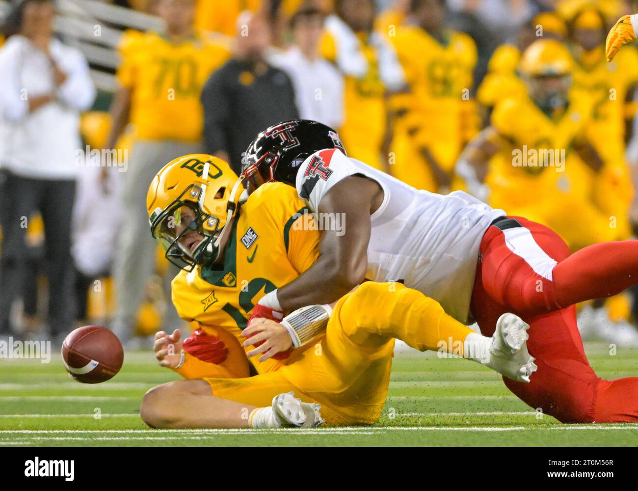 Waco, Texas, USA. 7th Oct, 2023. Texas Tech Red Raiders linebacker ...