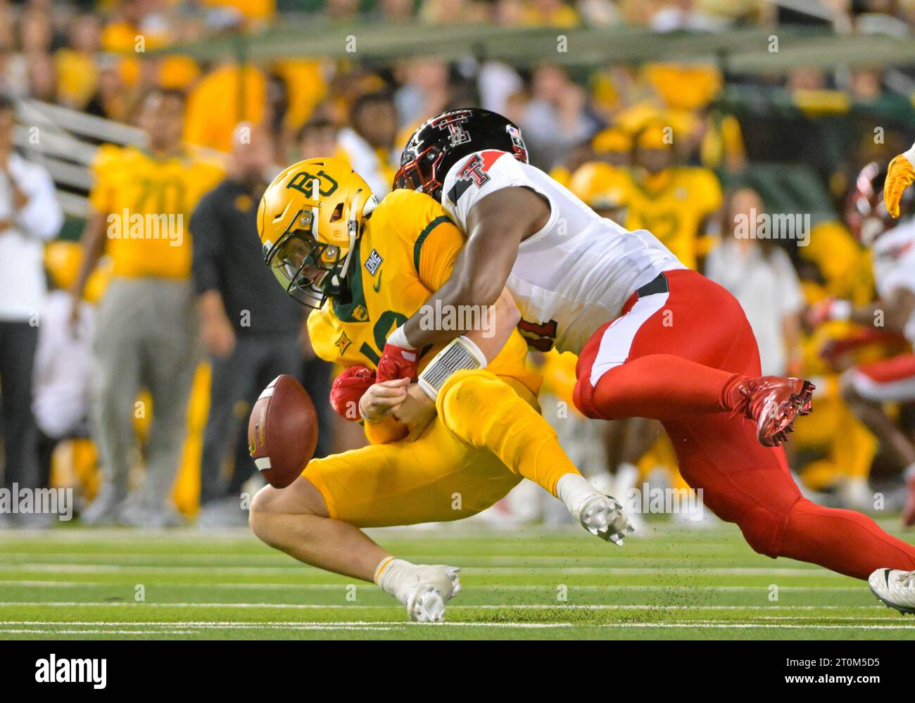Waco, USA. 07th Oct, 2023. October 7 2023: Texas Tech Red Raiders ...