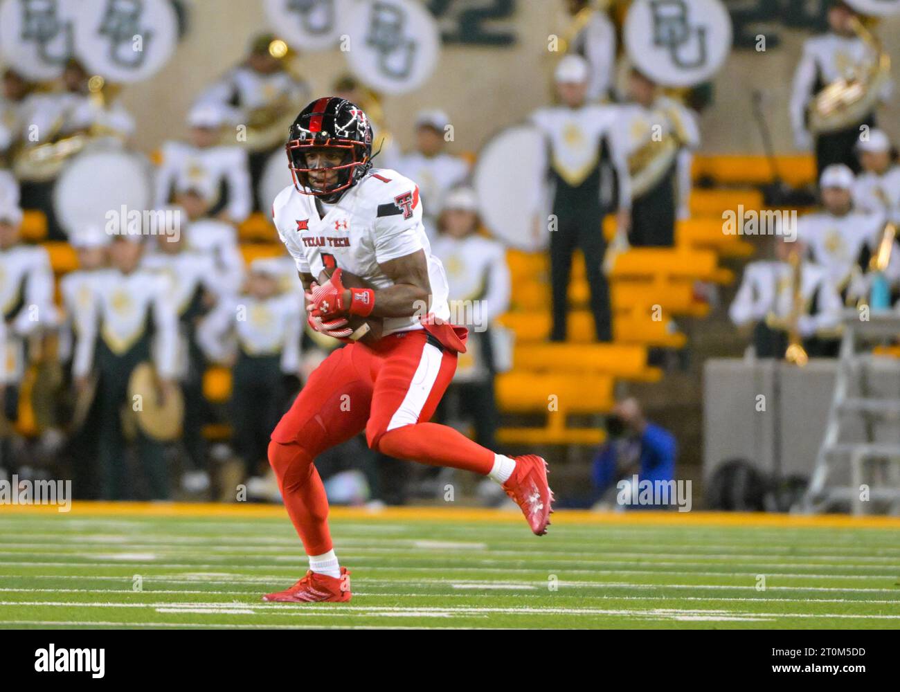 Waco, USA. 07th Oct, 2023. October 7 2023: Texas Tech Red Raiders wide ...