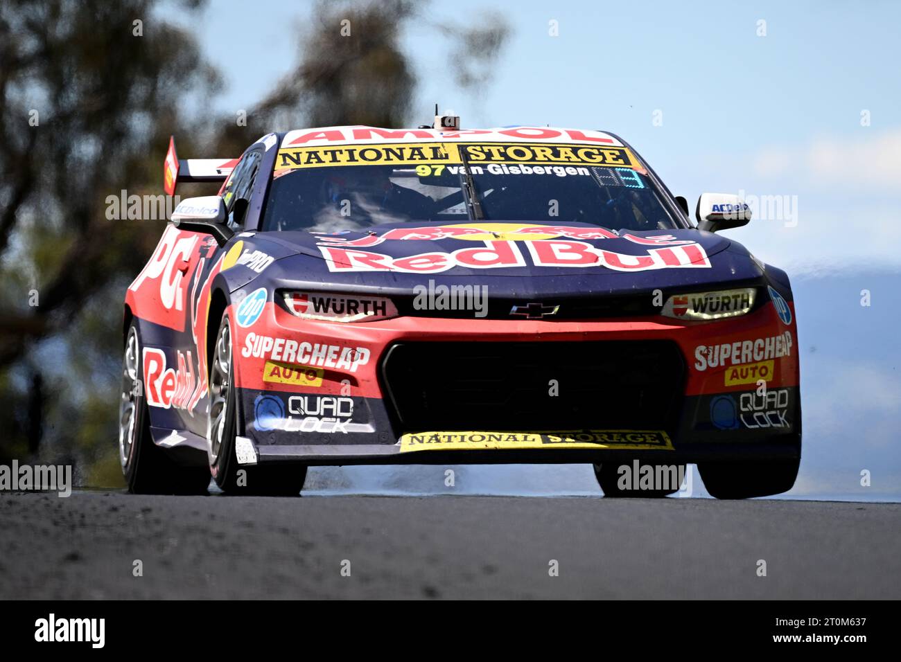 Bathurst, Australia. 08th Oct, 2023. Shane van Gisbergen drives the Red ...