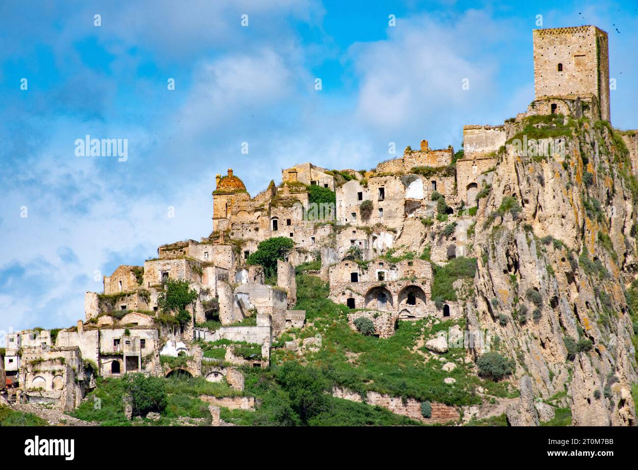 Craco Ghost Town - Italy Stock Photo - Alamy