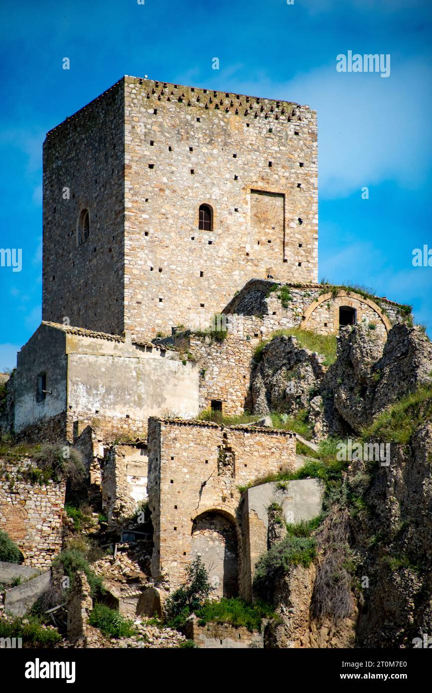Craco Ghost Town - Italy Stock Photo - Alamy