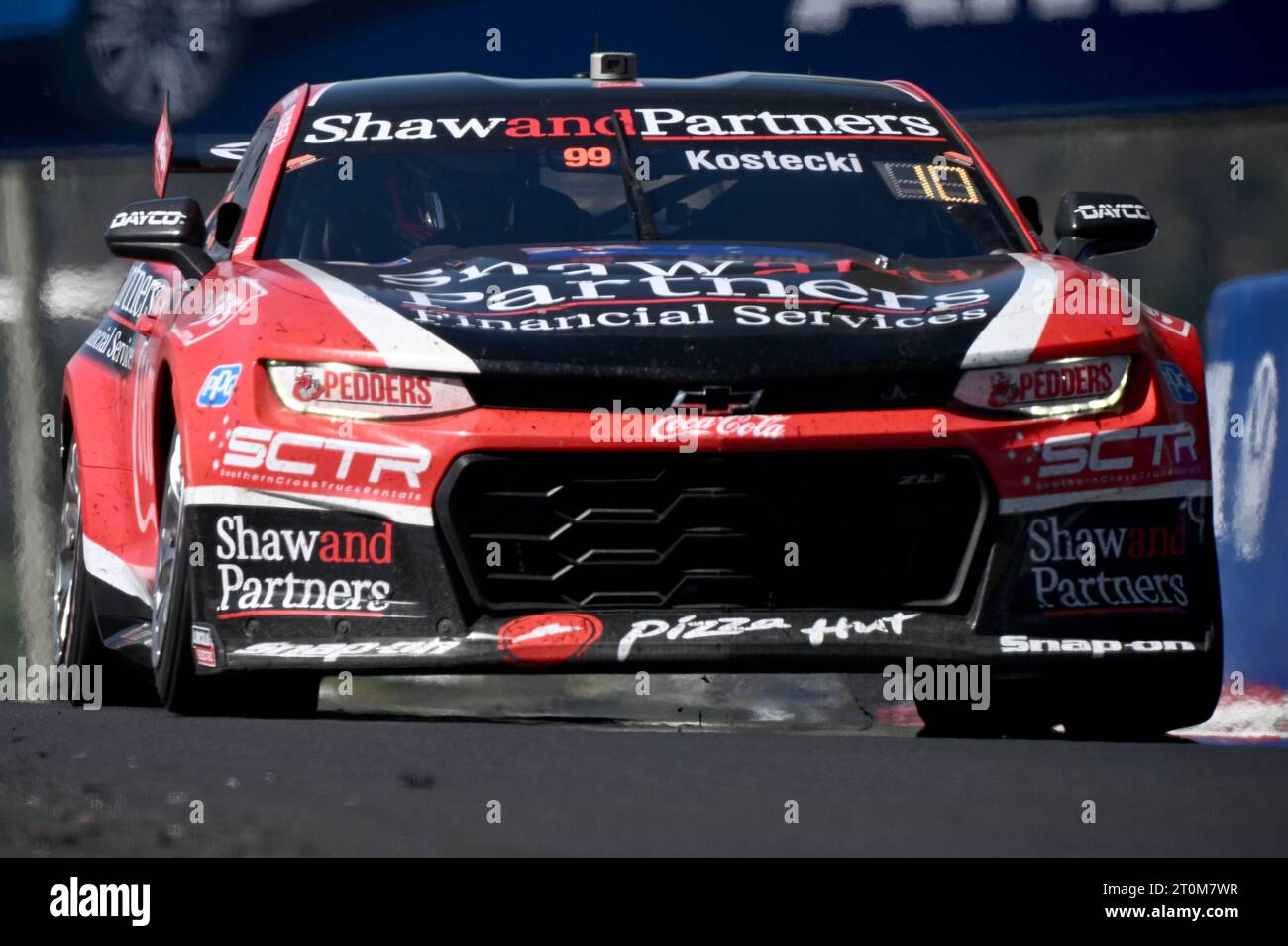 Bathurst, Australia. 08th Oct, 2023. Brodie Kostecki drives the Coca ...