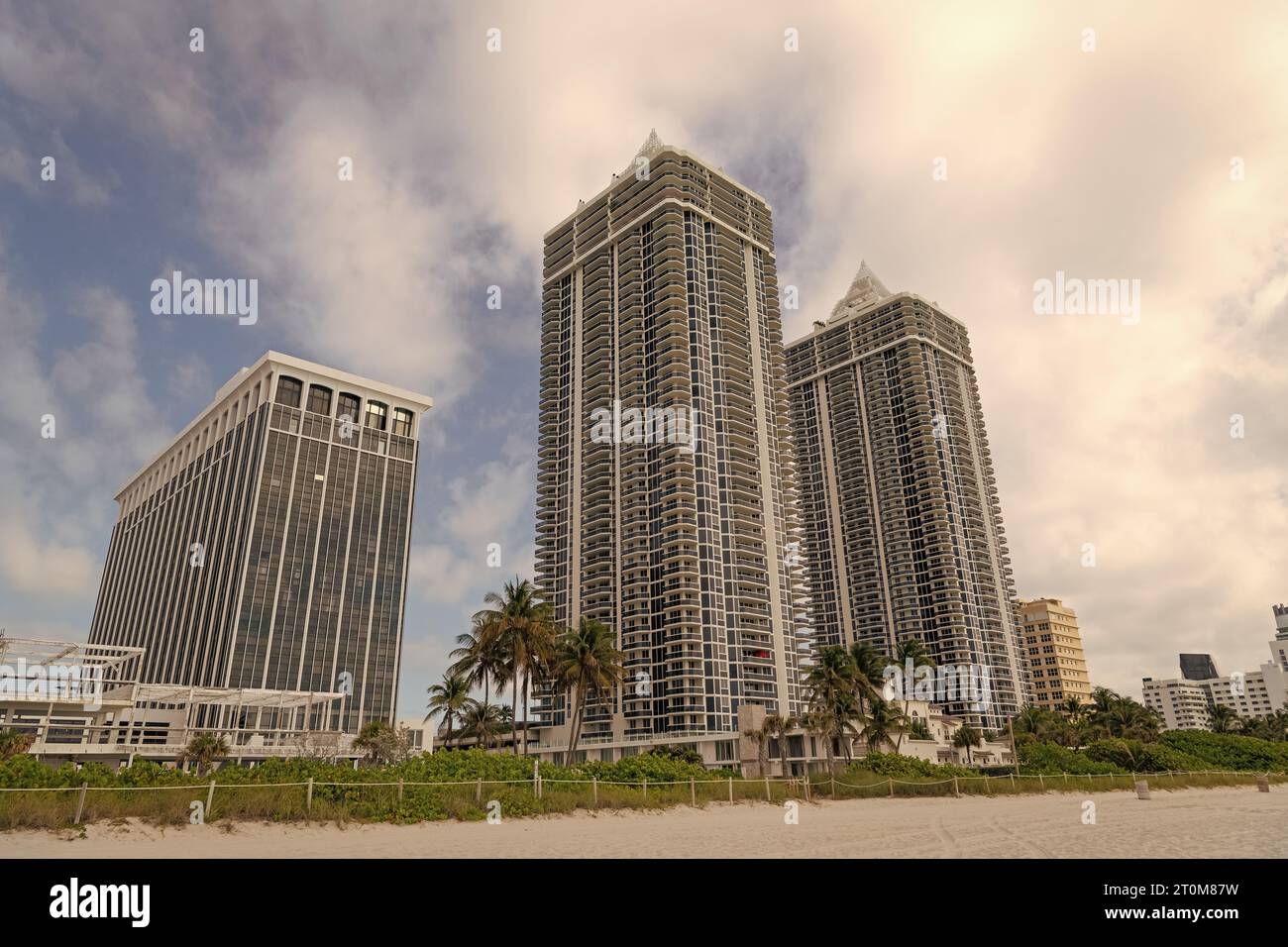 skyscraper architectural building in florida beach. skyscraper ...