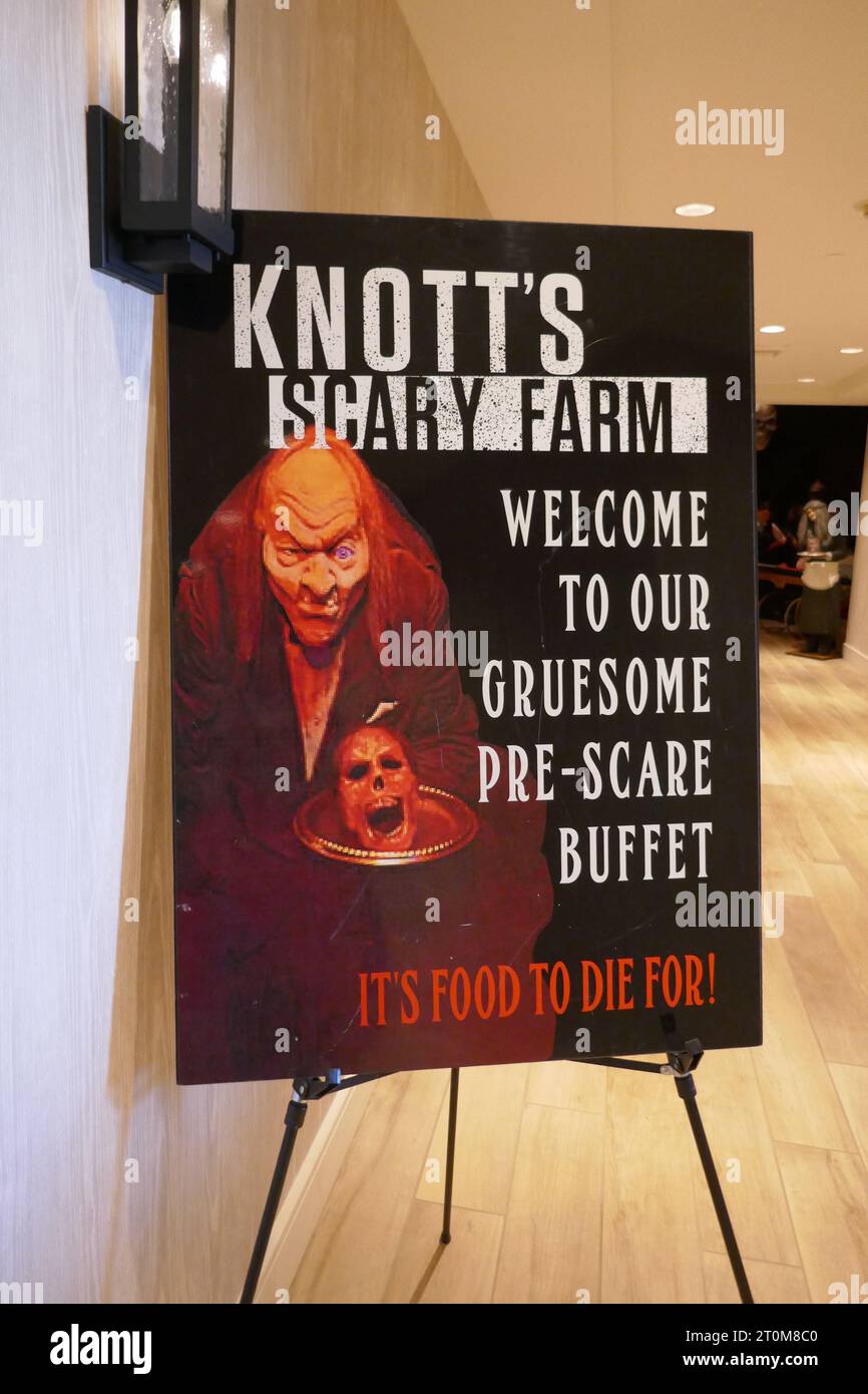 Buena Park, California, USA 4th October 2023 Pre-scare Boo Fet Dinner ...