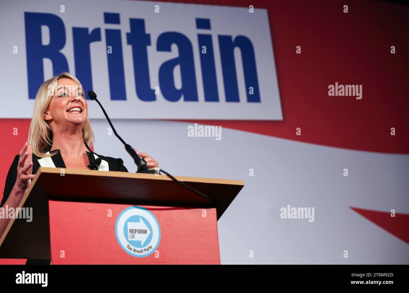 London, UK. 07th Oct, 2023. Reform UK spokesperson for culture, media ...