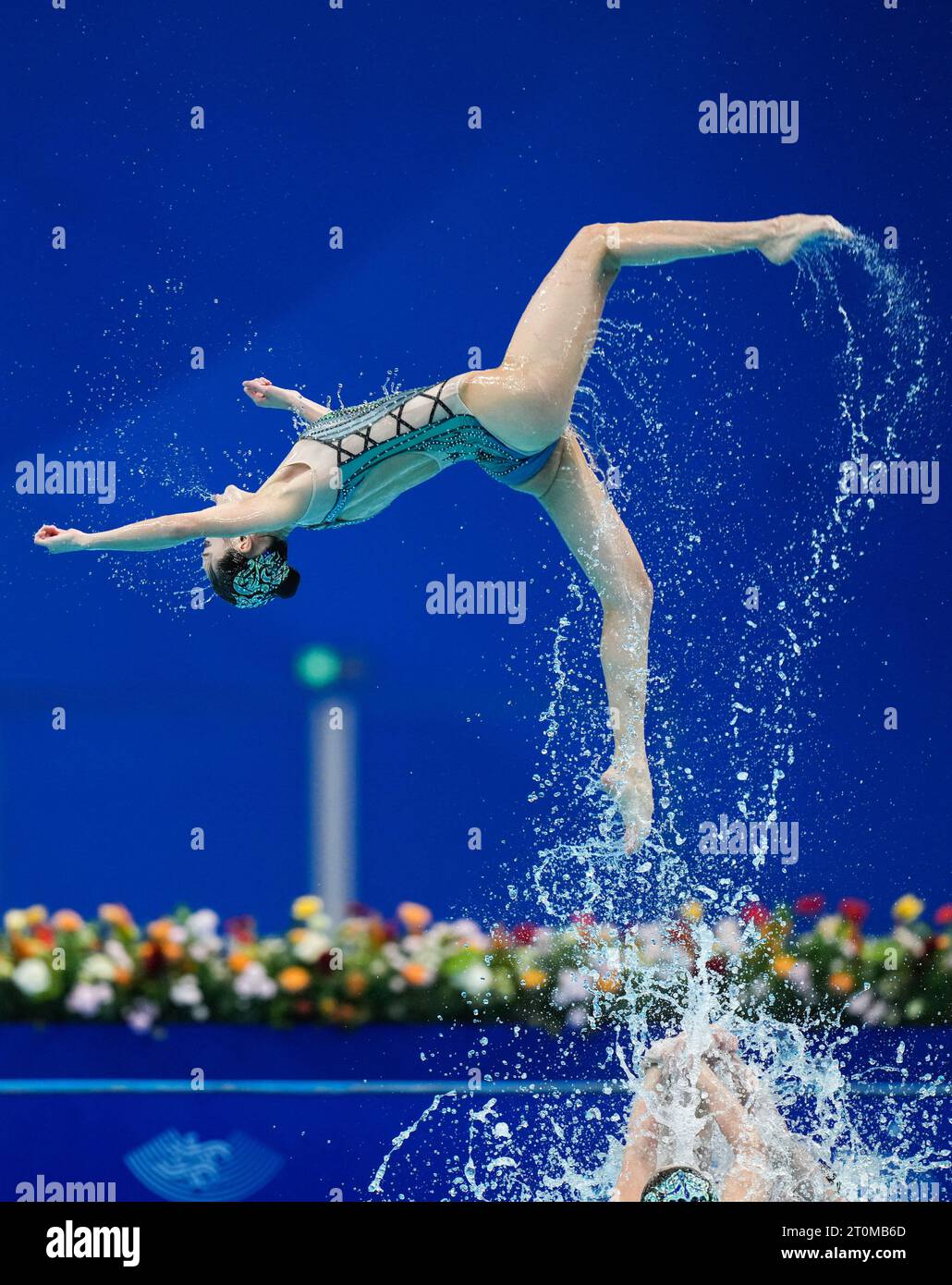Hangzhou, China's Zhejiang Province. 8th Oct, 2023. Team China compete ...