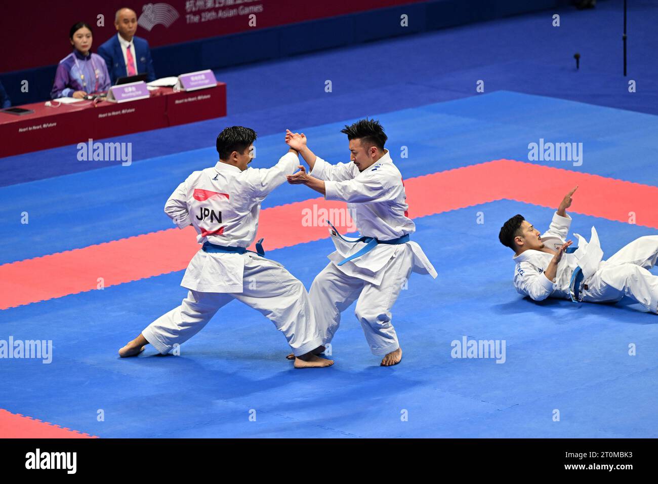 Hangzhou, China's Zhejiang Province. 8th Oct, 2023. Team Japan compete ...