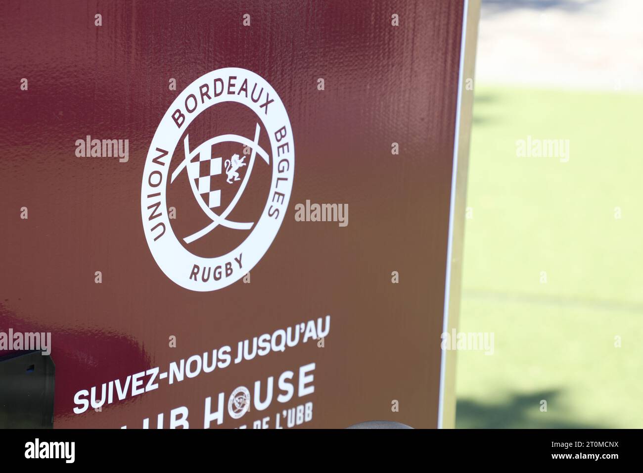 Bordeaux , France - 10 01 2023 : ubb Rugby union Bordeaux begles club ...