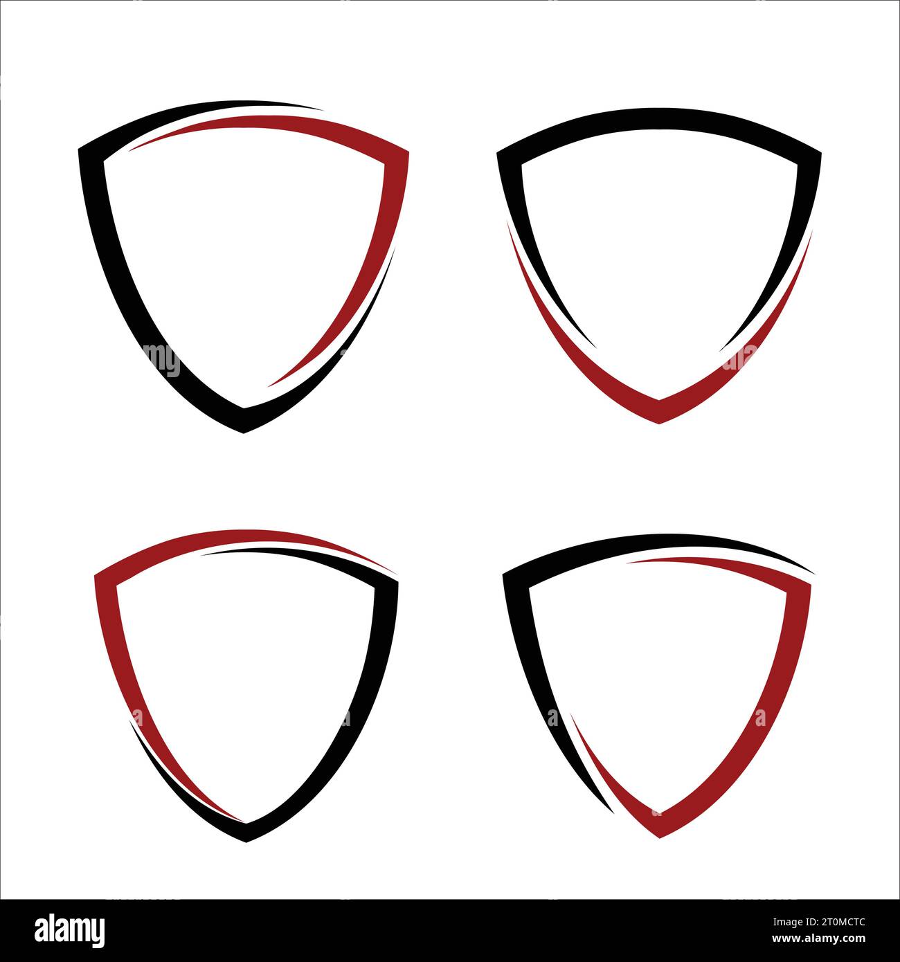 Heraldic logo badge banner blank hi-res stock photography and images ...