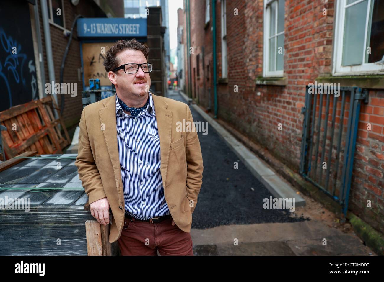 Historian Sean Napier from 1798 Walking Tour, at Sugarhouse Entry off ...