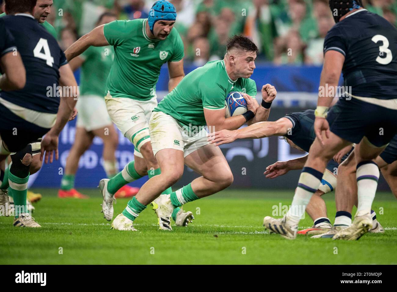 Paris, France. 07th Oct, 2023. Ireland's hooker Ronan Kelleher during ...