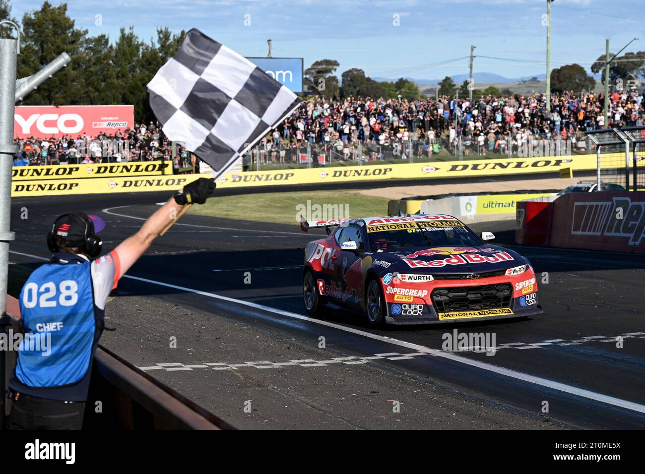 Bathurst, Australia. 08th Oct, 2023. Shane van Gisbergen of Red Bull ...