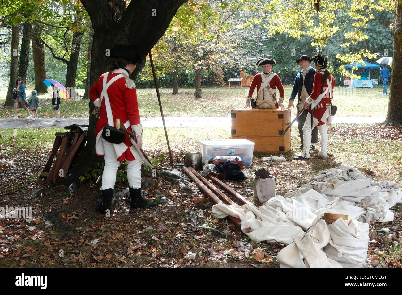 American Revolution Redcoats Bluecoats