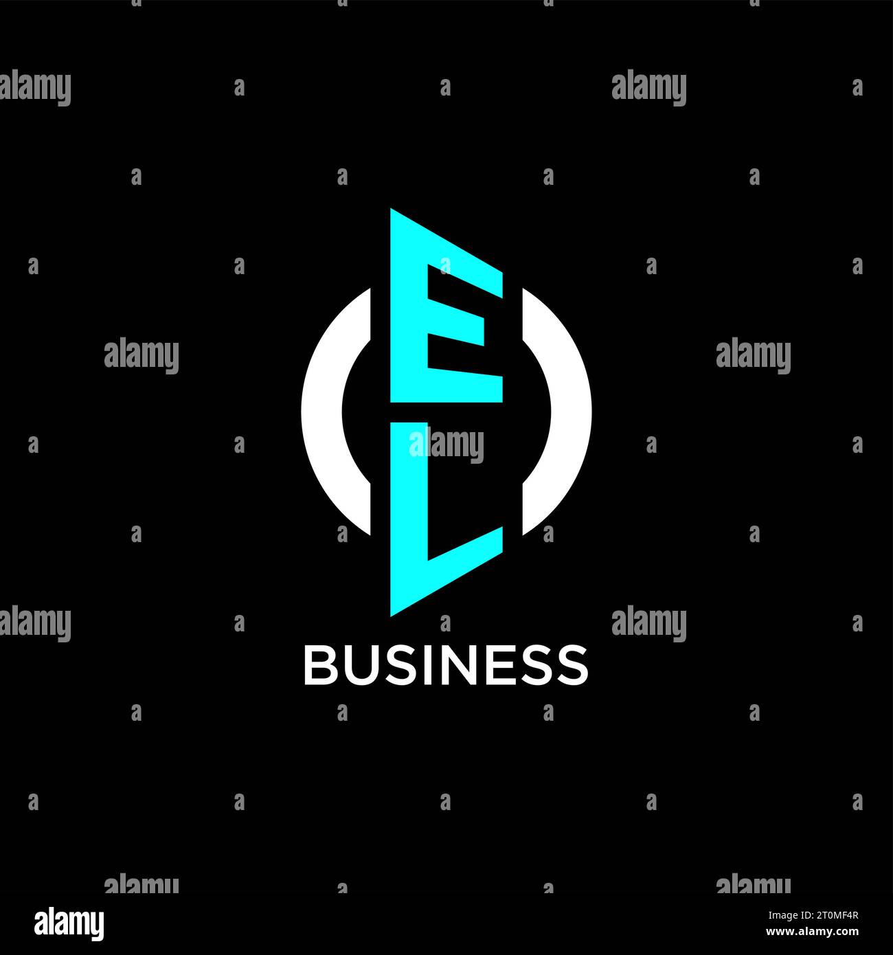 EL circle monogram logo design ideas Stock Vector Image & Art - Alamy