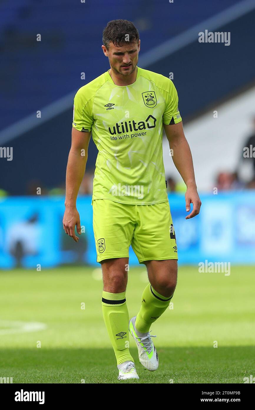 Matty Pearson #4 of Huddersfield Town during the Sky Bet Championship ...