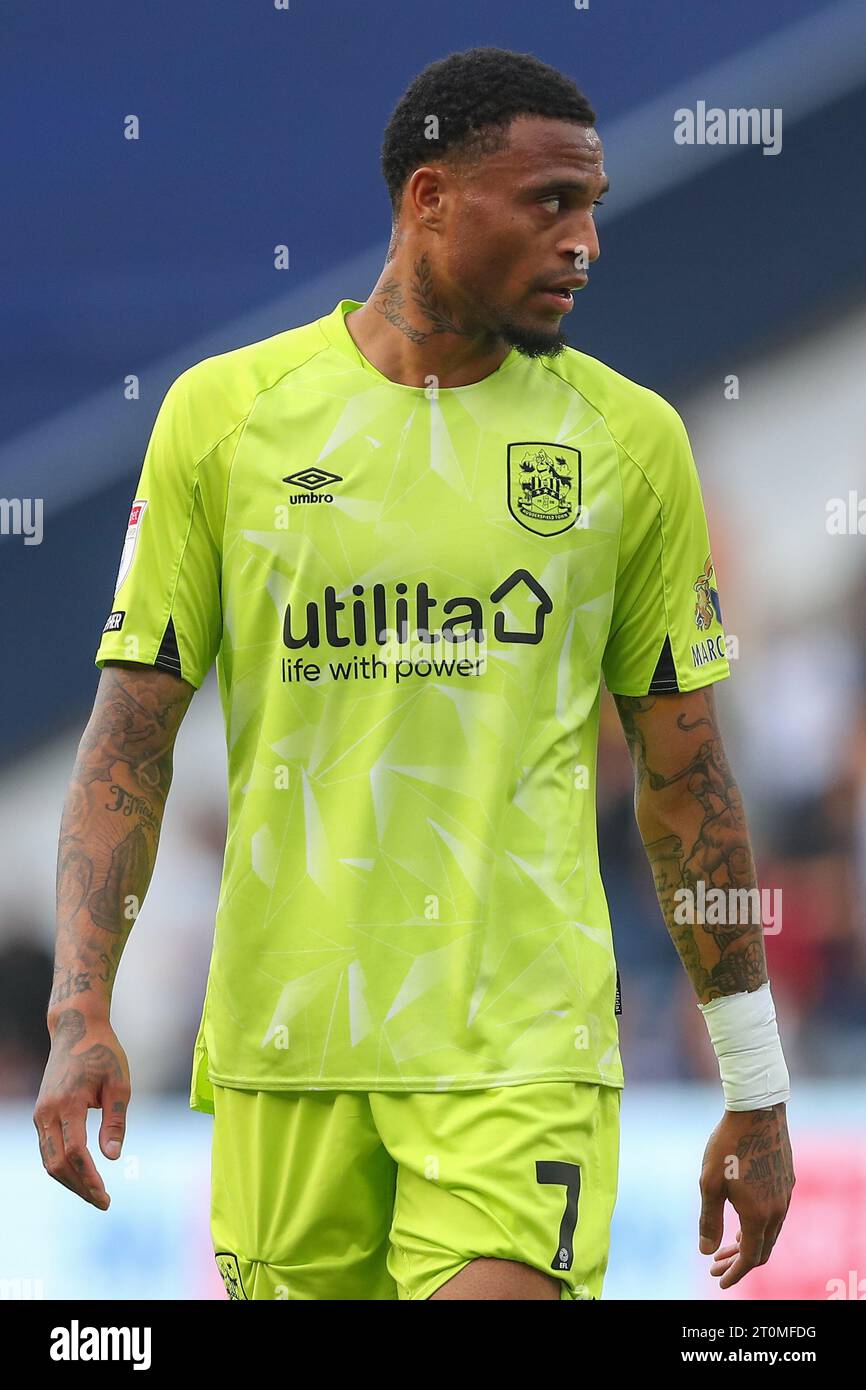Delano Burgzorg #7 of Huddersfield Town during the Sky Bet Championship ...